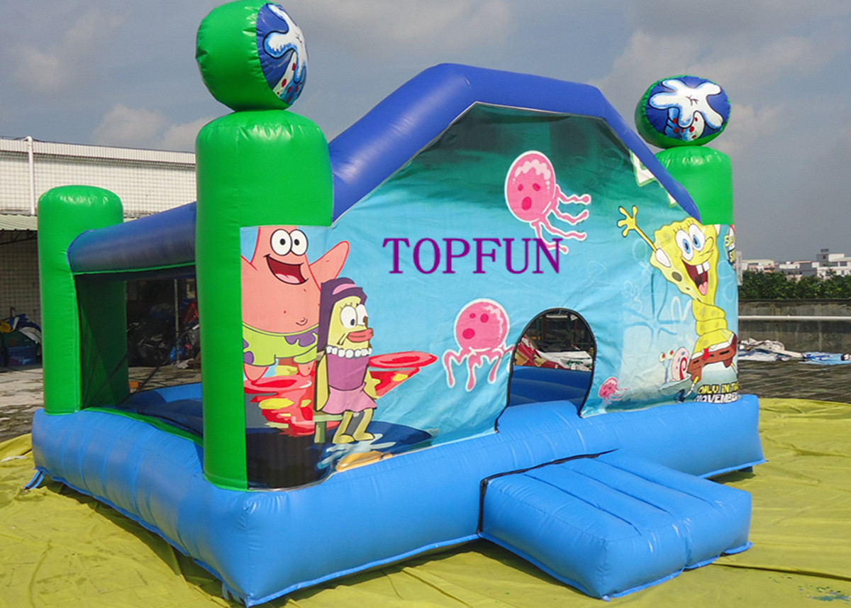 Alquiler de la pequeña lona de salto inflable del PVC de la casa de la ...
