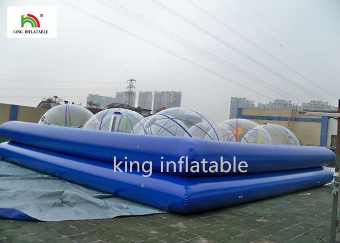 Piscina inflable azul comercial para el alto alquiler de los adultos el ...